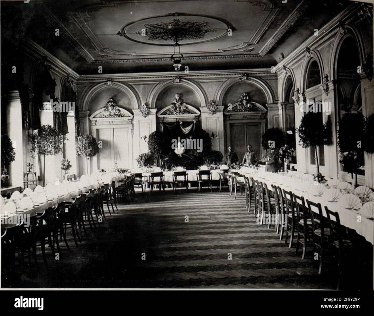 Officer's dining room in Trento Stock Photo - Alamy