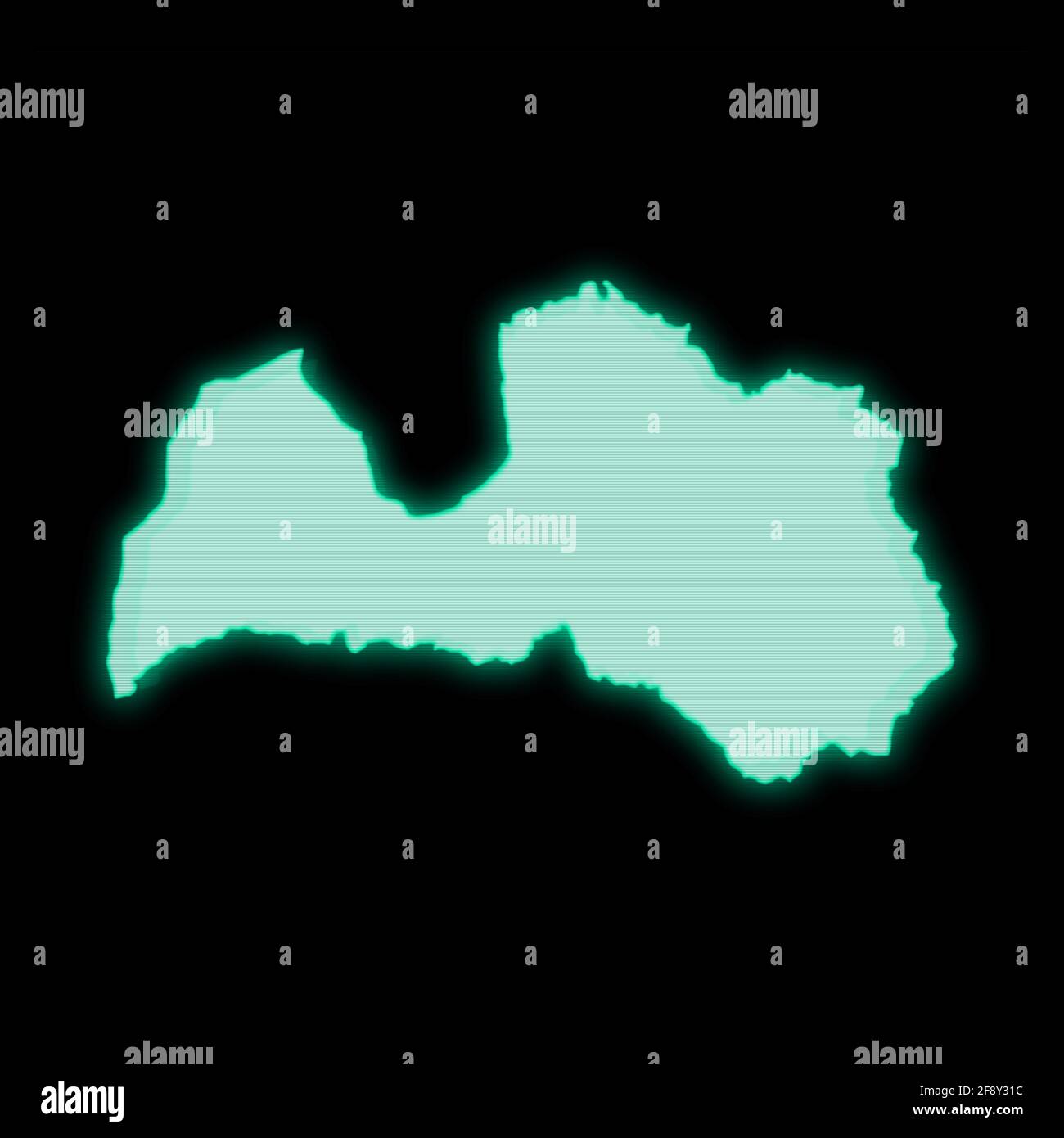 Retro map of latvia hi-res stock photography and images - Alamy