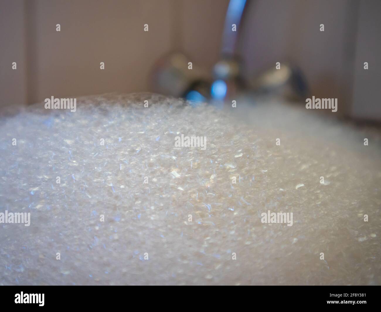 Cape Town, South Africa - 06-04-2021 Kitchen tap filling sink with ...