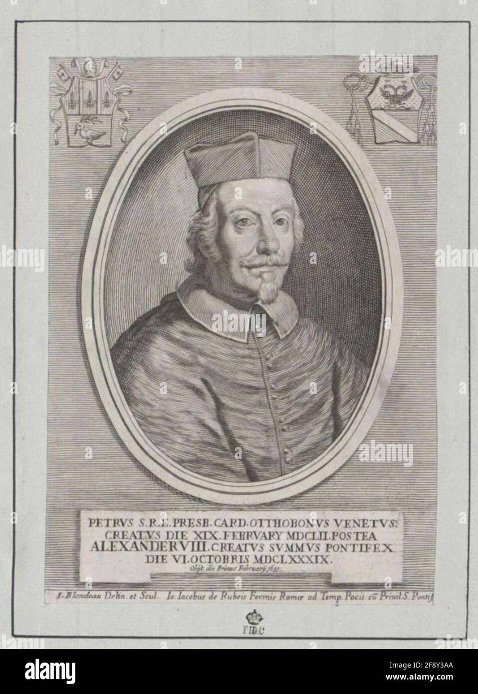 Alexander VIII., papa Stock Photo - Alamy