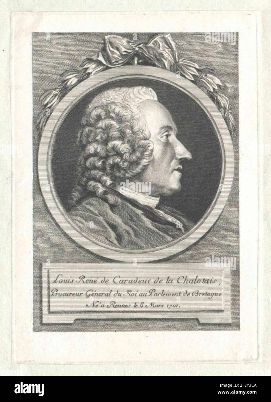 The Chalotais, Louis René de Caradeuc de Stock Photo - Alamy