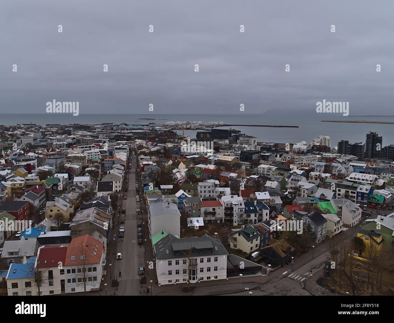 Aerial view reykjavík iceland hi-res stock photography and images - Alamy