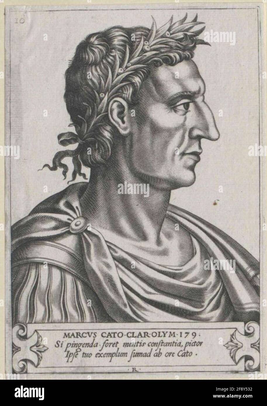 Cato, the Elder Stock Photo - Alamy