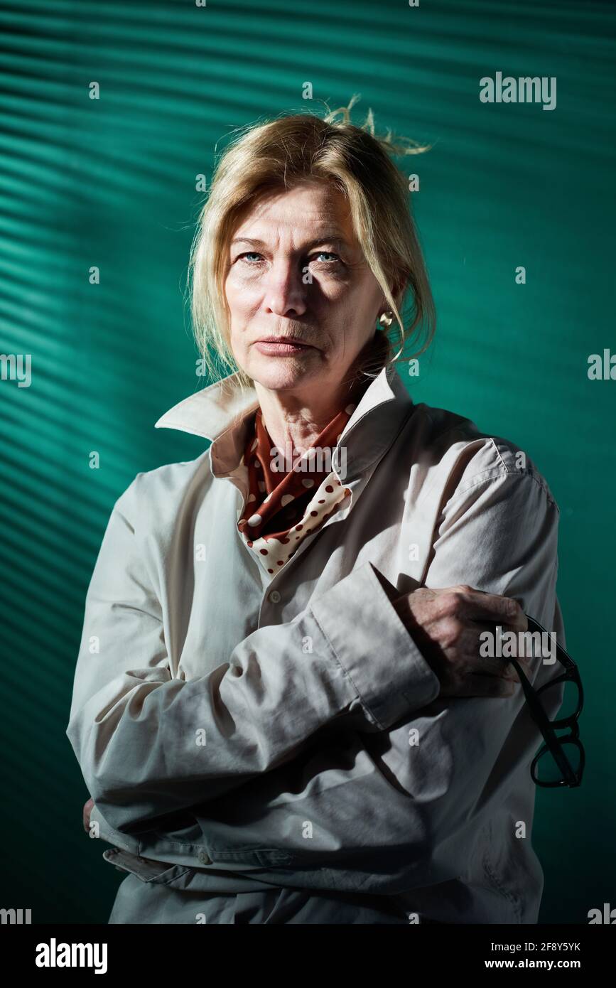Person in white clothing hi-res stock photography and images - Alamy