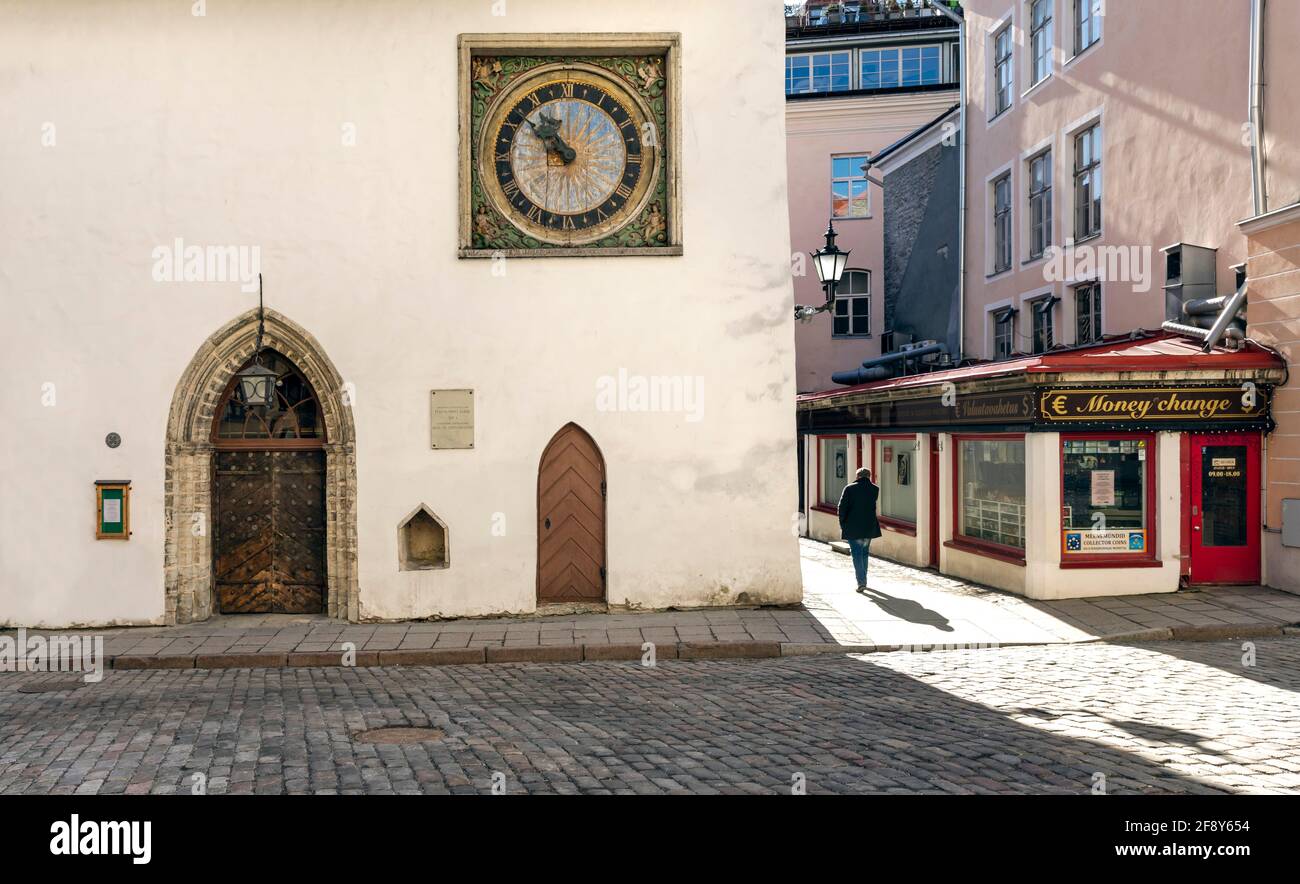 Tallinn, Estonia, 24th March 2021: beautiful medieval buildings of ...