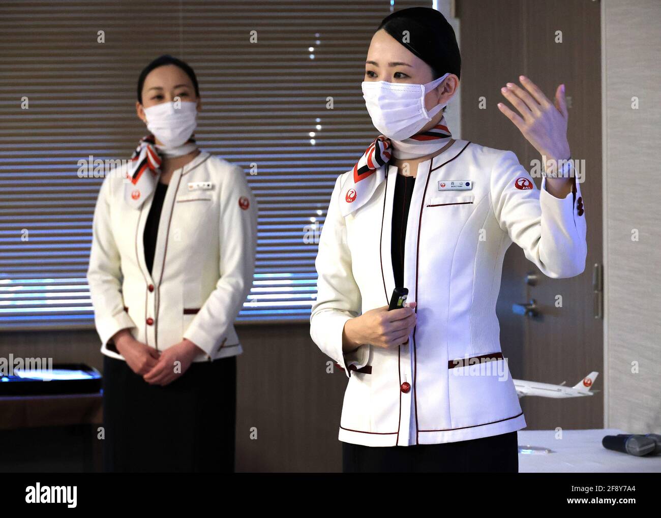 Japan airlines attendant hi-res stock photography and images - Alamy
