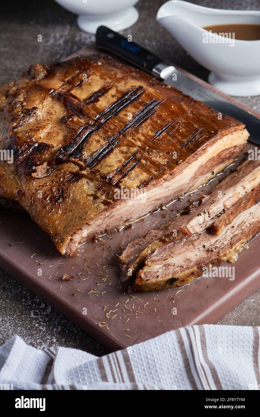 Vertical shot cooked seasoned hi-res stock photography and images - Alamy