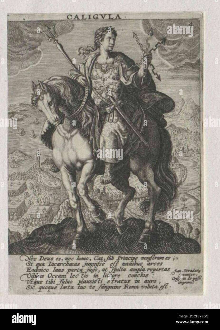 Caligula, Roman emperor Stock Photo - Alamy