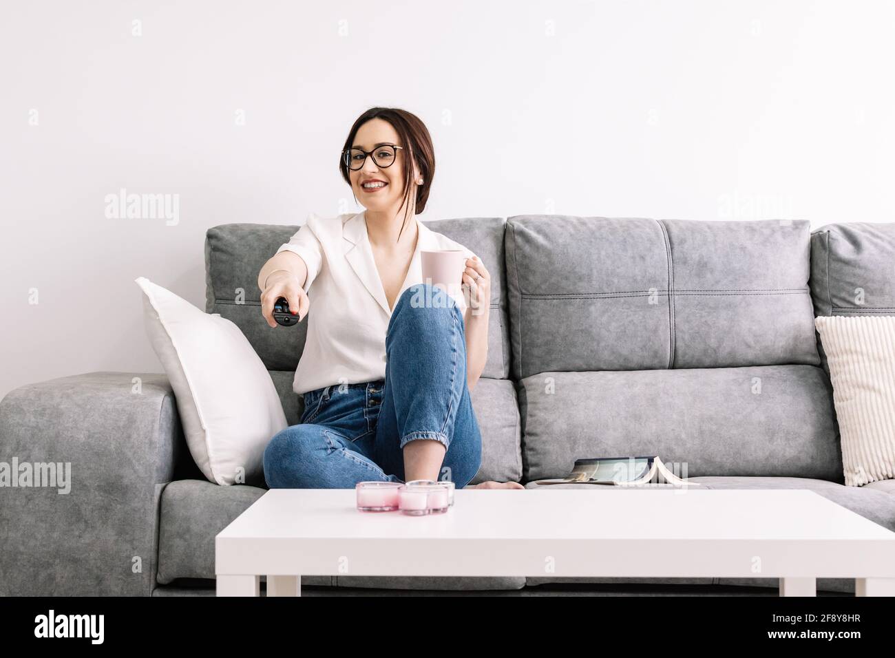 Sofa controller hi-res stock photography and images - Alamy