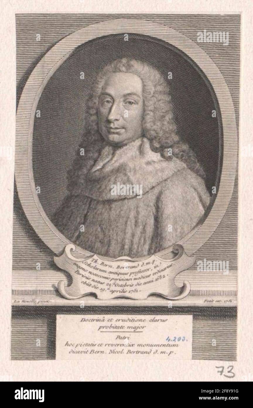 Bertrand, Thomas Bernard Stock Photo - Alamy