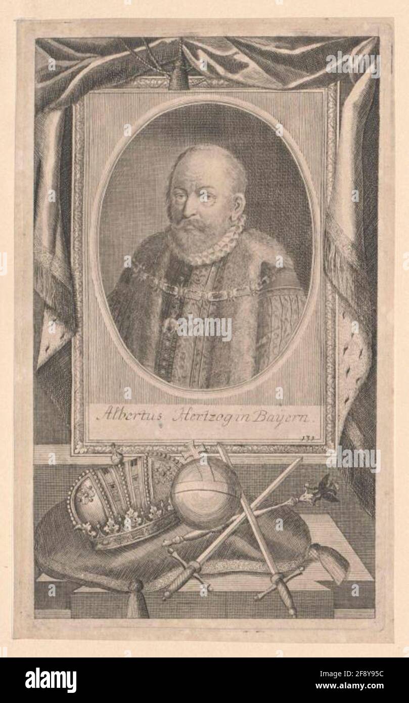 Albrecht V., Duke of Bayern Unknown artist dating: 1579/1750 Stock ...