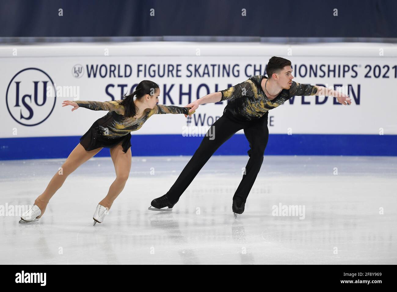 Bogdana LUKASHEVICH & Alexander STEPANOV BLR, during Pairs Short ...
