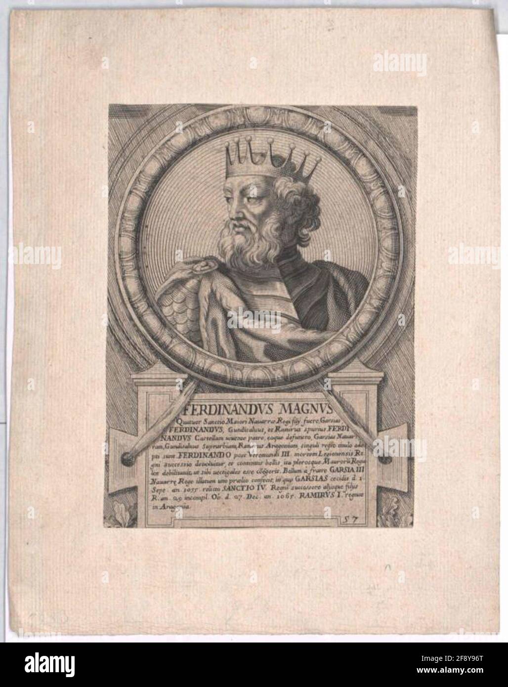 Ferdinand I., King of Castile and León Stock Photo - Alamy