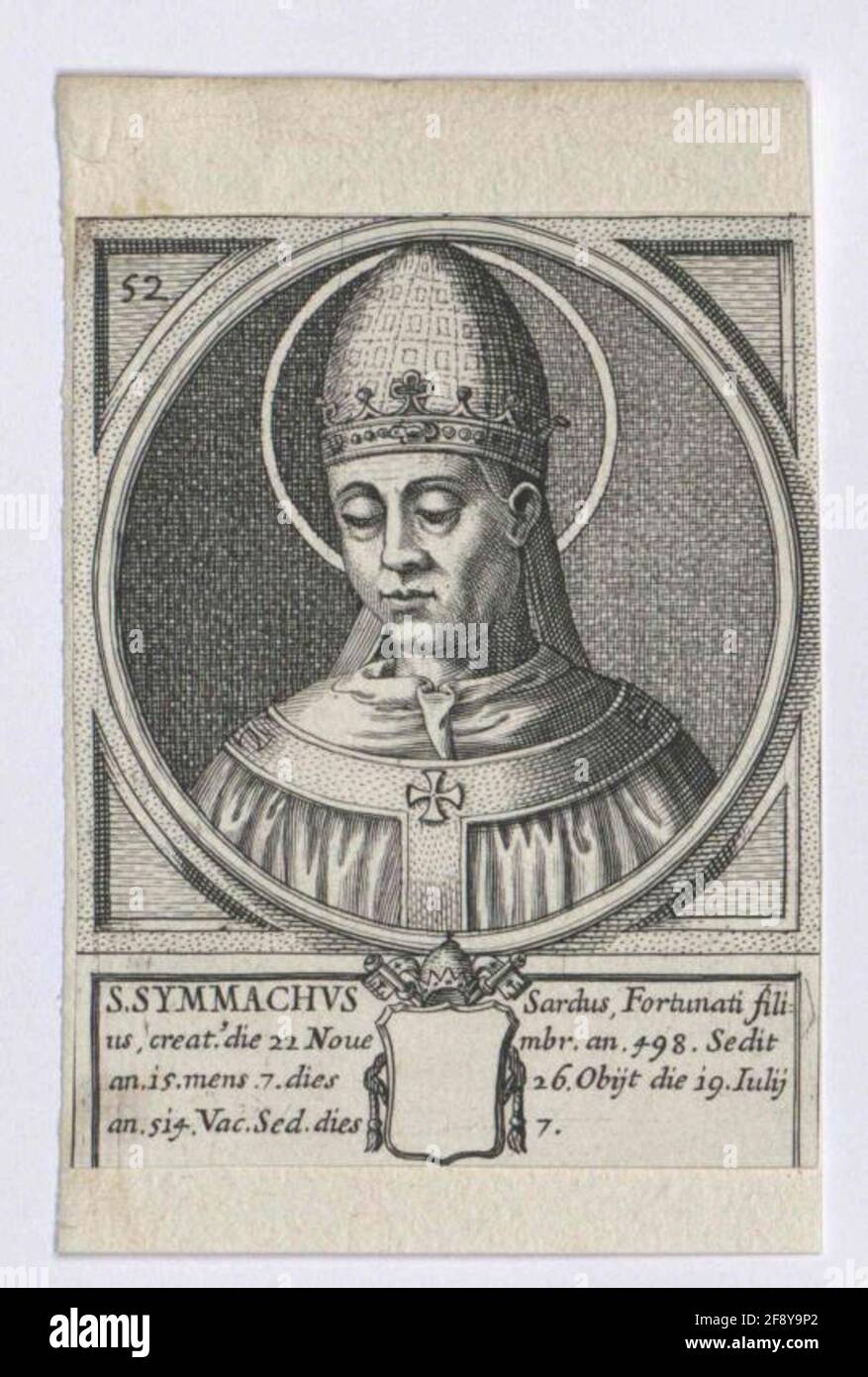 Symmachus pope hi-res stock photography and images - Alamy
