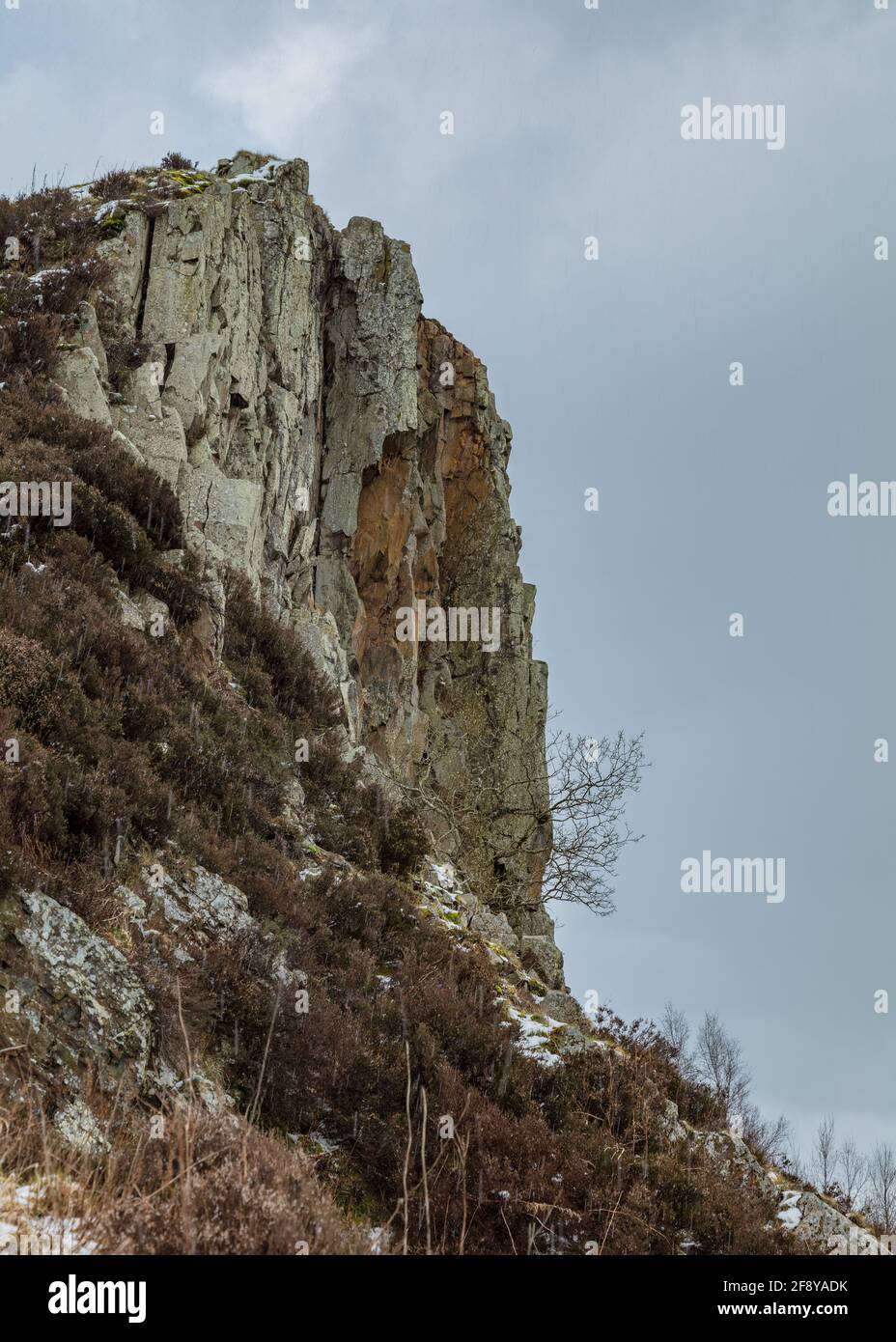 Winter Landscape at Cawfields Quarry on Hadrian's Wall, Roman Wall ...