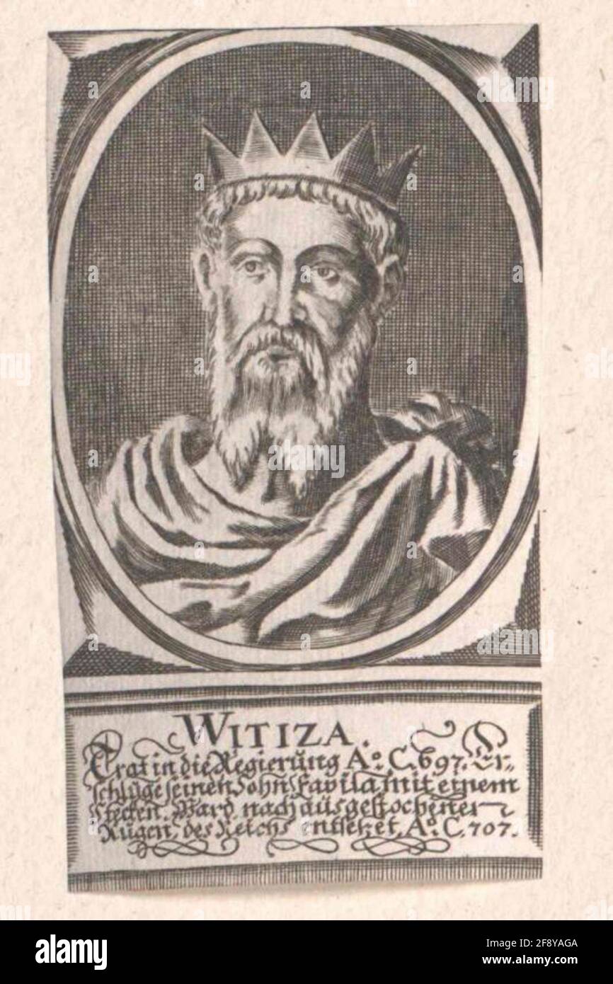 Witiza, King of the Westgoten Stock Photo - Alamy