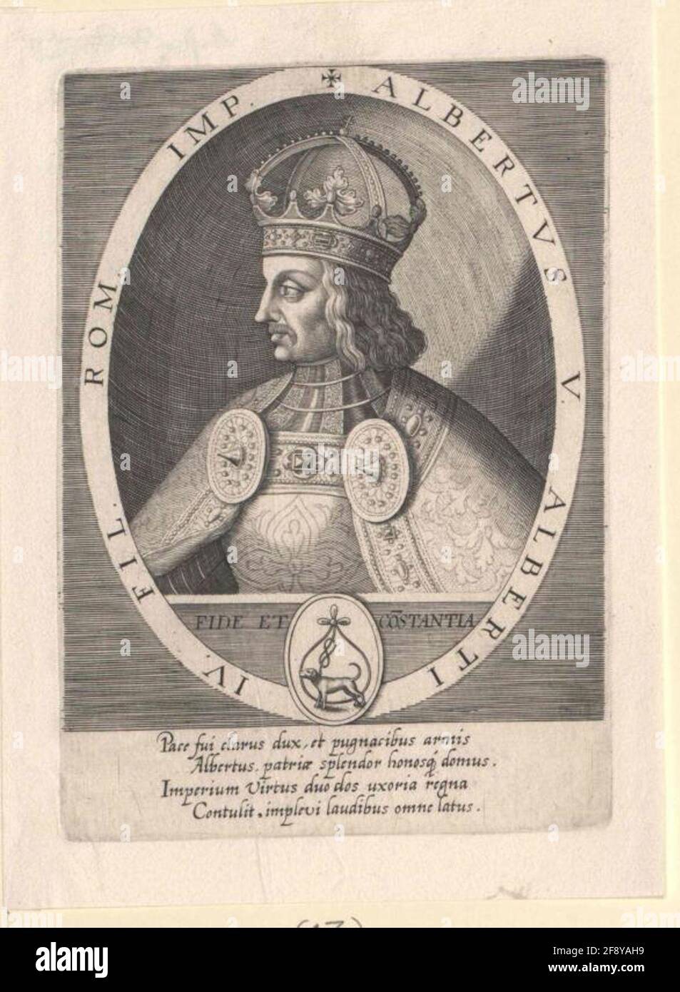 Albrecht II, German king Stock Photo - Alamy