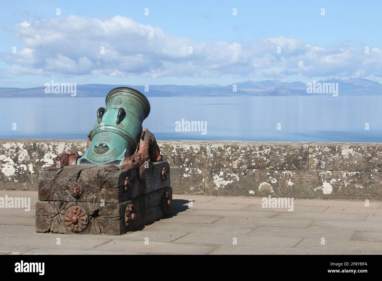 Scotland, Ayrshire,Culzean Castle& grounds 12 Apr 2021. The historic ...