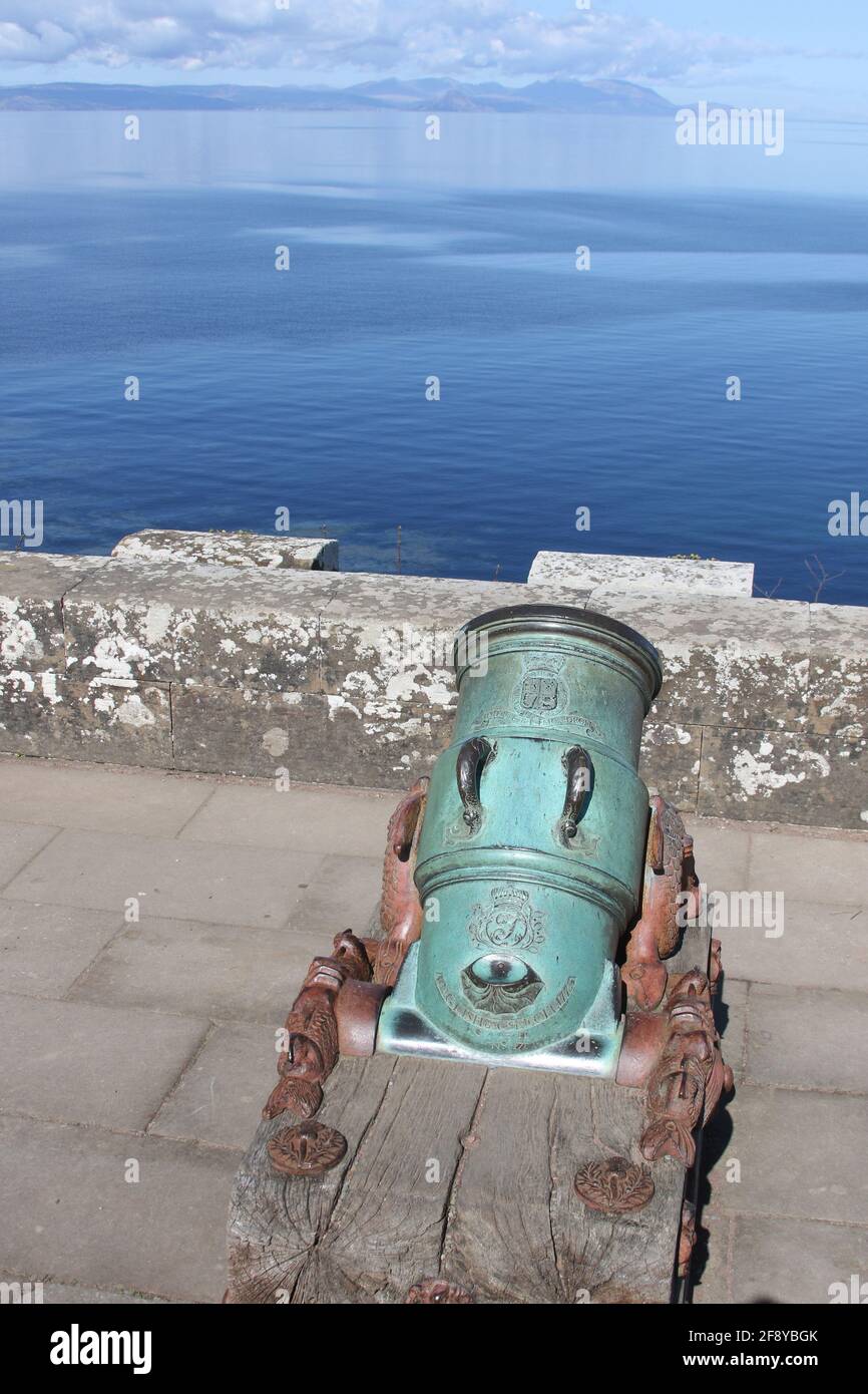Scotland, Ayrshire,Culzean Castle& grounds 12 Apr 2021. The historic ...