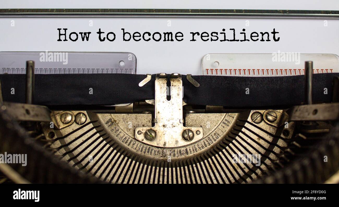How to become resilient symbol. Concept words 'How to become resilient ...
