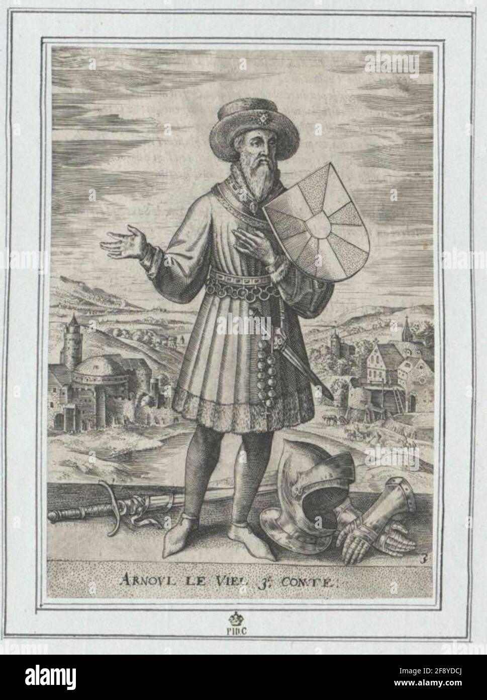 Arnulf I, Count of Flanders Stock Photo - Alamy