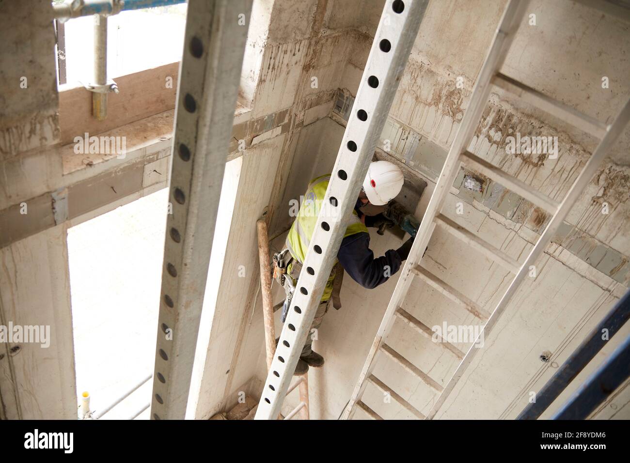 Precarious ladder hi-res stock photography and images - Alamy