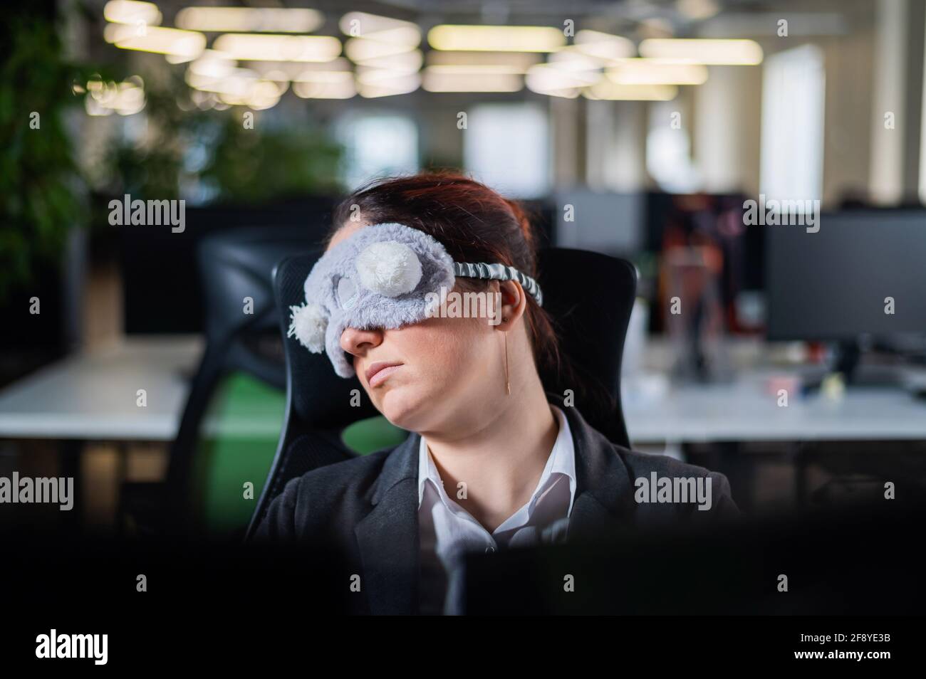 Blindfolded woman in hi-res stock photography and images - Alamy