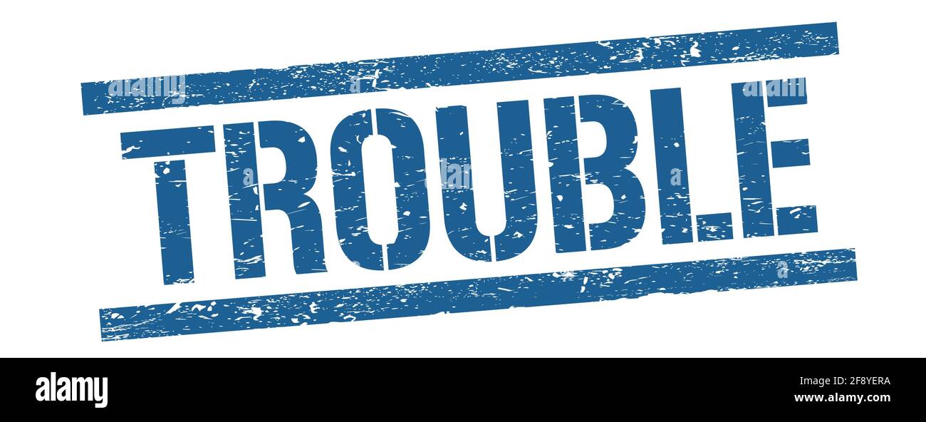 Trouble stamp hi-res stock photography and images - Alamy