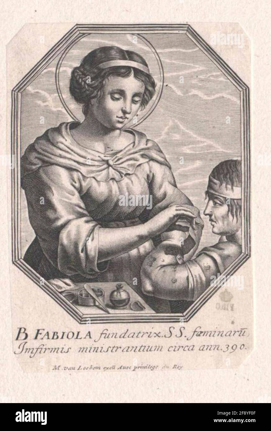 Fabiola of Rome, saints Stock Photo - Alamy