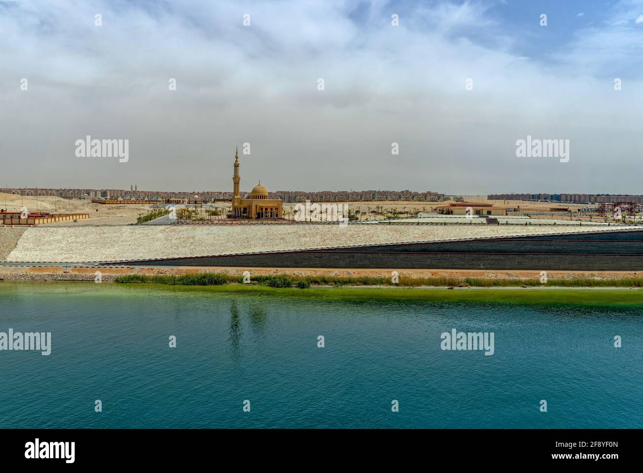 Monument In The Port City Ismailia, Suez Canal, Egypt Stock Photo - Alamy