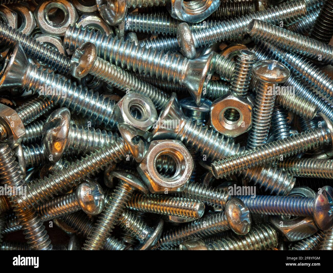 Silver nut bolts hi-res stock photography and images - Alamy