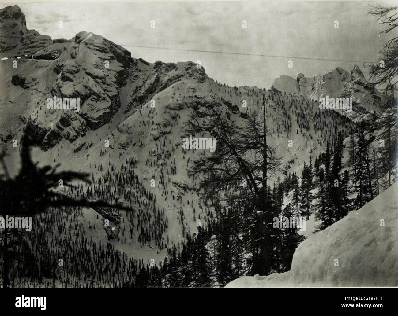 Viewpoint Cadini: Outlook on the forum facility Stock Photo - Alamy