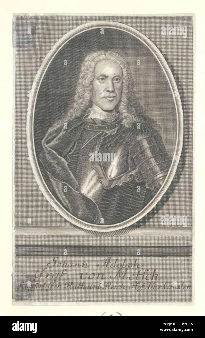 Metsch, Johann Adolf Graf von Stock Photo - Alamy