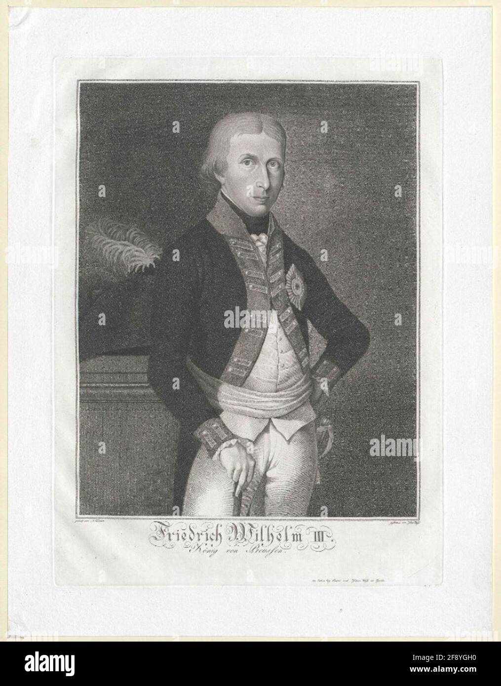 Friedrich Wilhelm III., King of Prussia Stock Photo - Alamy