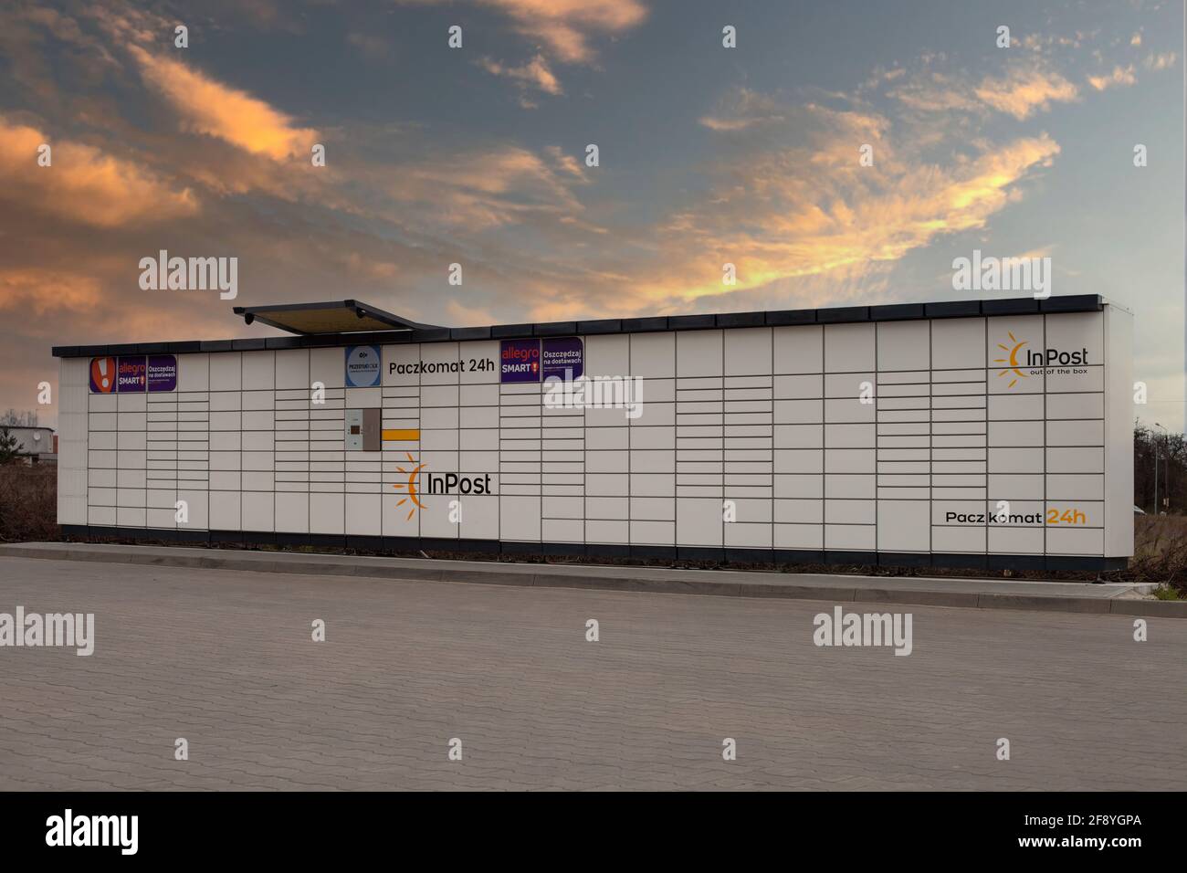 Electronic Locker, automated parcel terminal (parcel locker, post ...