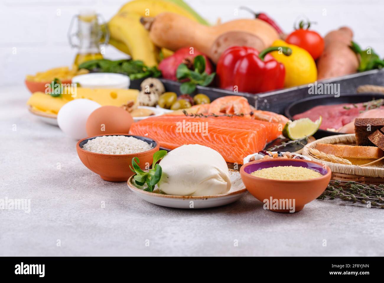 Food pyramid balanced diet hi-res stock photography and images - Alamy