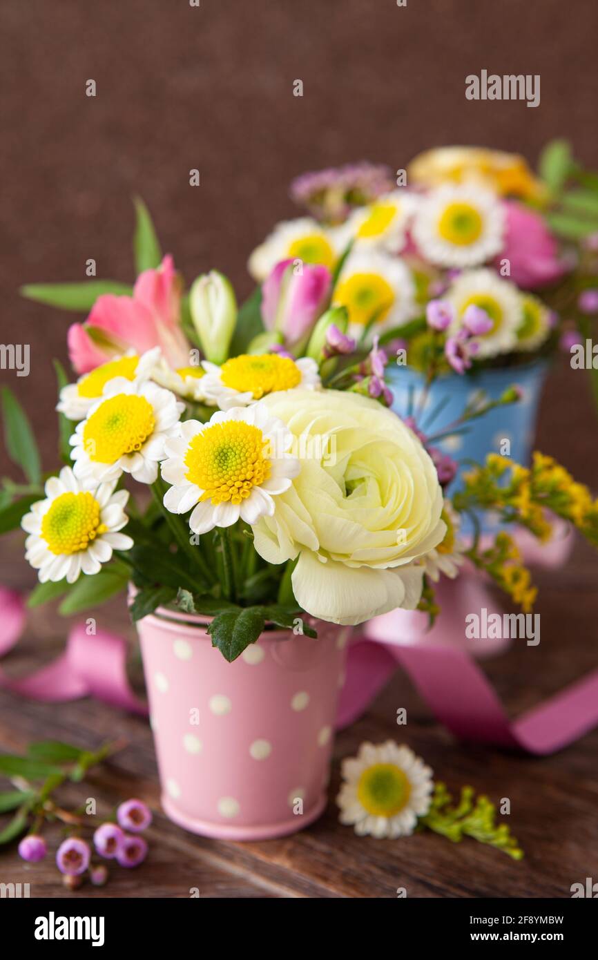 Colorful Spring Flowers Stock Photo - Alamy