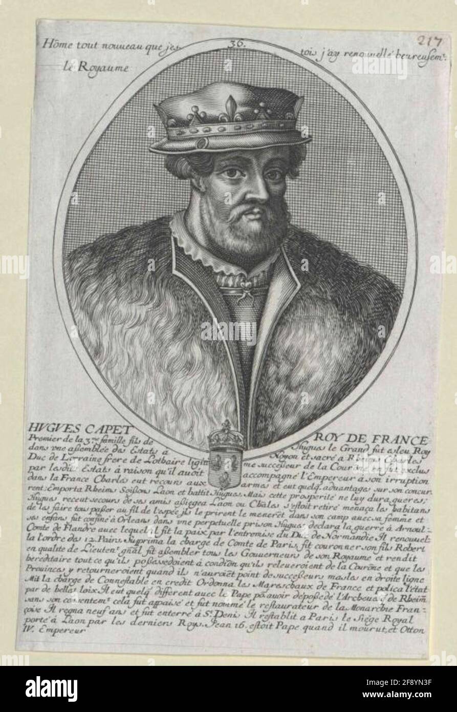 Hugo Capet, King of France Stock Photo - Alamy