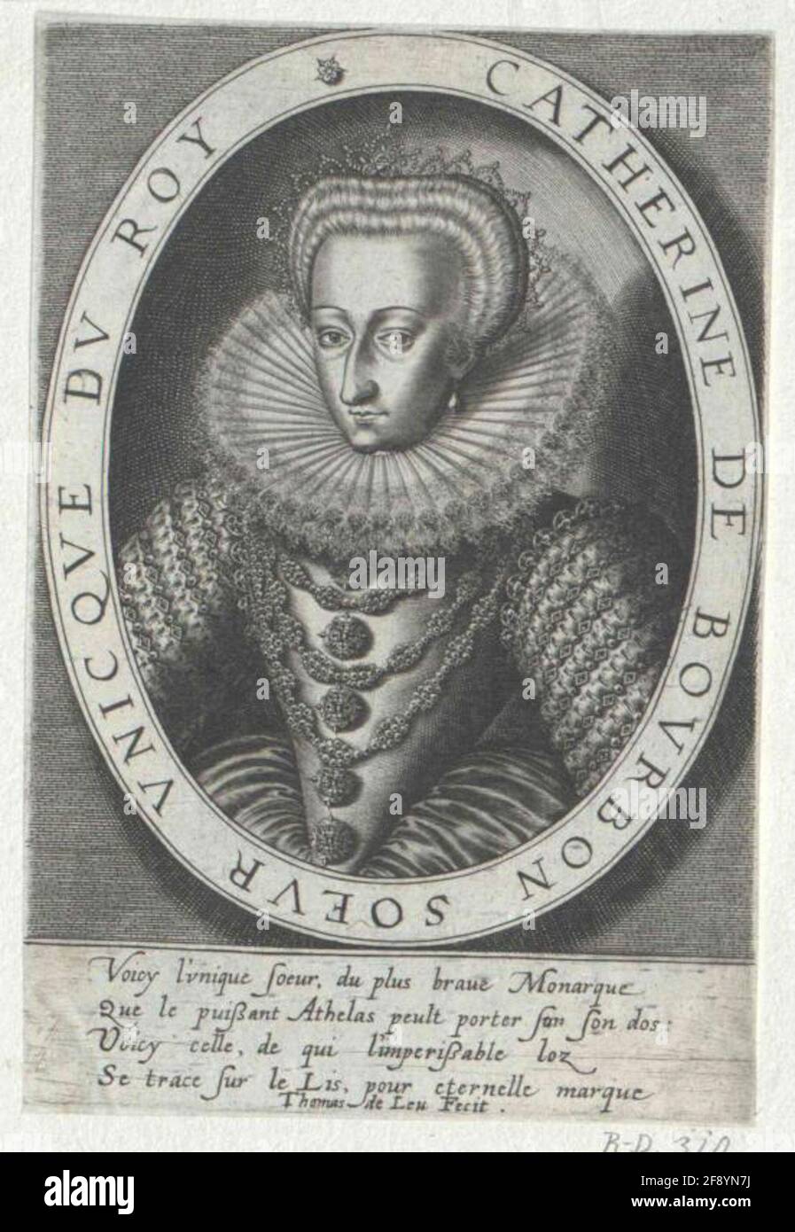 Katharina of Bourbon Vendôme and Navarra, Herzogin of Albret Stock ...