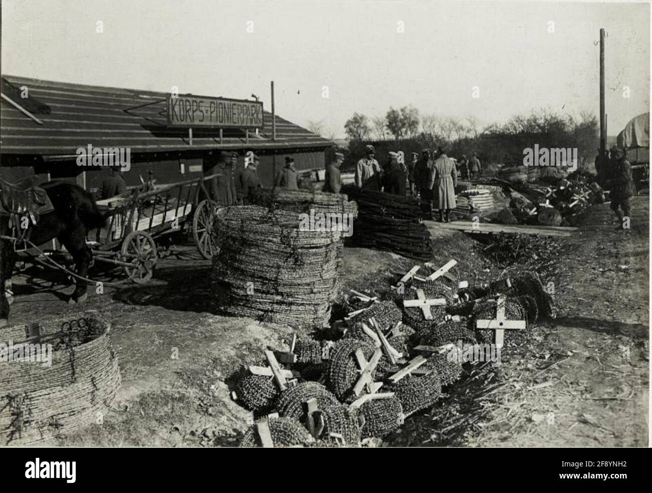 German corps pioneer park at Jezierna Stock Photo - Alamy