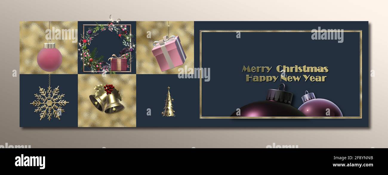 Set of festive covers hi-res stock photography and images - Alamy