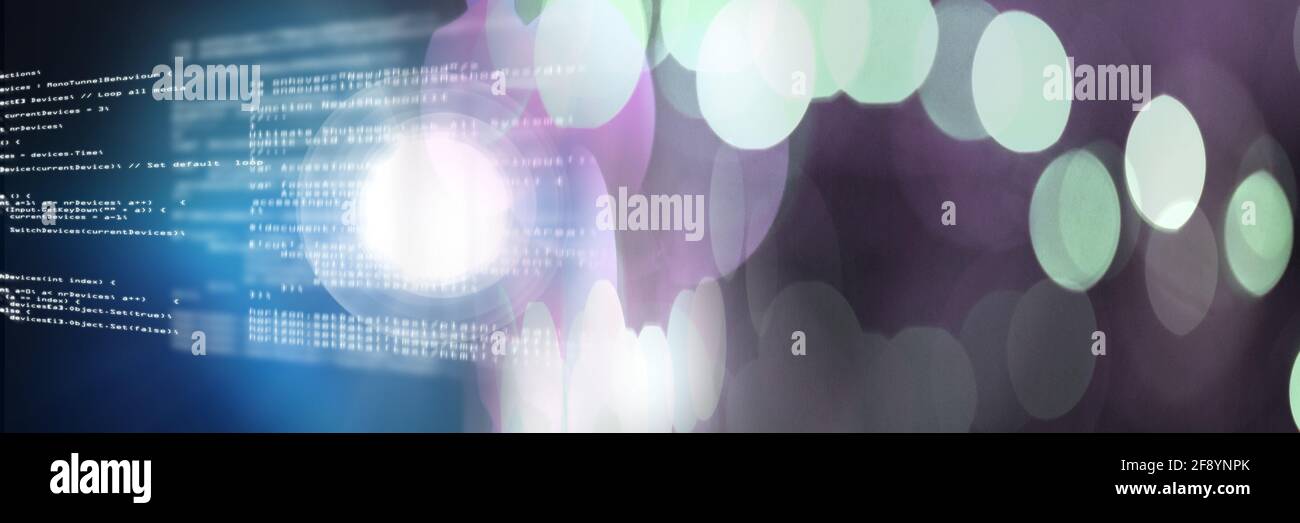 Computer Code Processing Against Black And Green Background Program Coding And Technology 