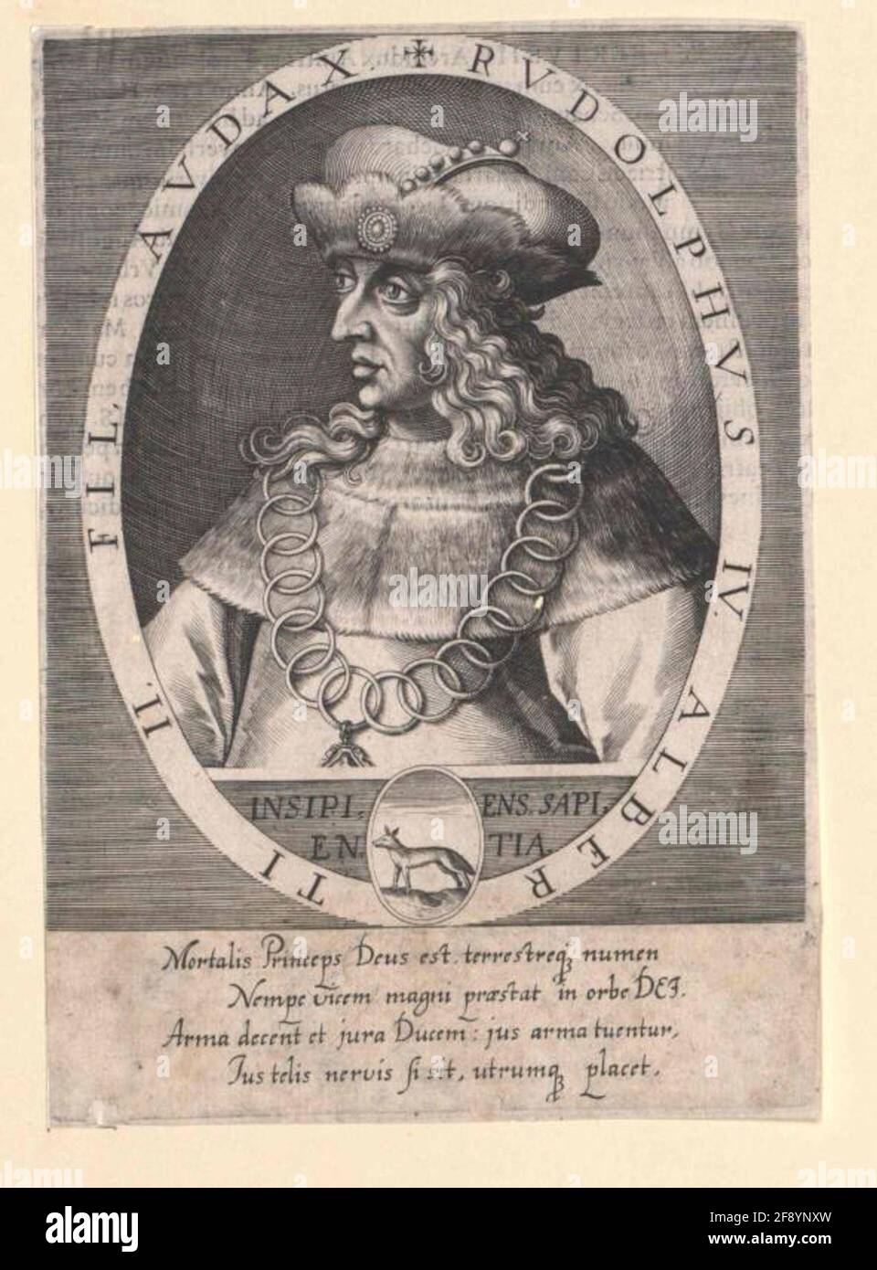 Rudolf IV. The Stifter, Duke of Austria Stock Photo - Alamy
