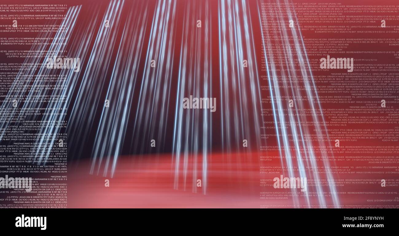 Neon blue light trails Stock Photo - Alamy