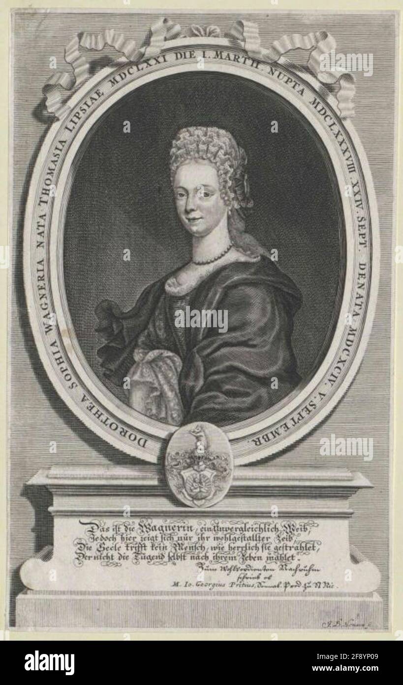 Thomasius, Dorothea Sophie Stock Photo - Alamy