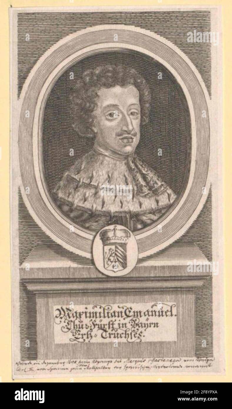 Maximilian II Emanuel, Elector of Bavaria 1680/1750 Stock Photo - Alamy