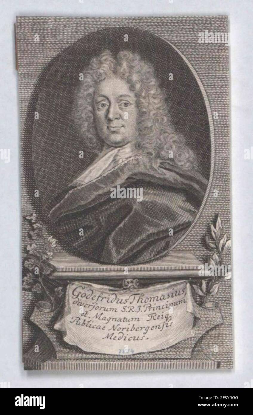 Thomasius, Gottfried Stecher: Bernigeroth, Martinverlag: Gleditsch ...
