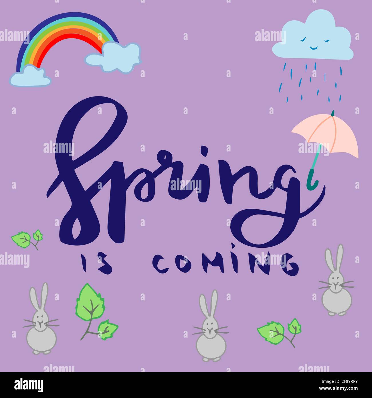 Spring elements Stock Vector Images - Alamy