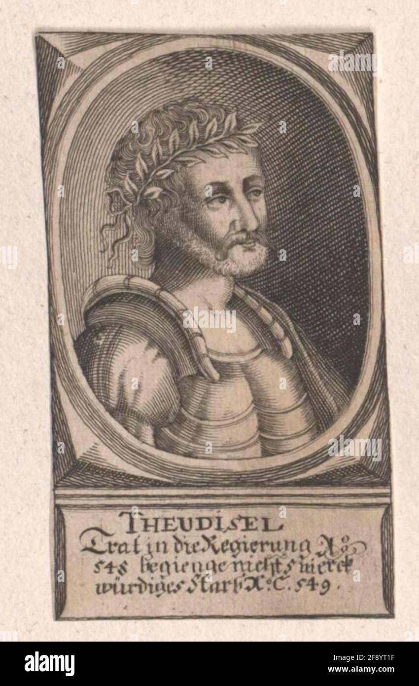 Theeudegisel, King of the Westgoten Stock Photo - Alamy