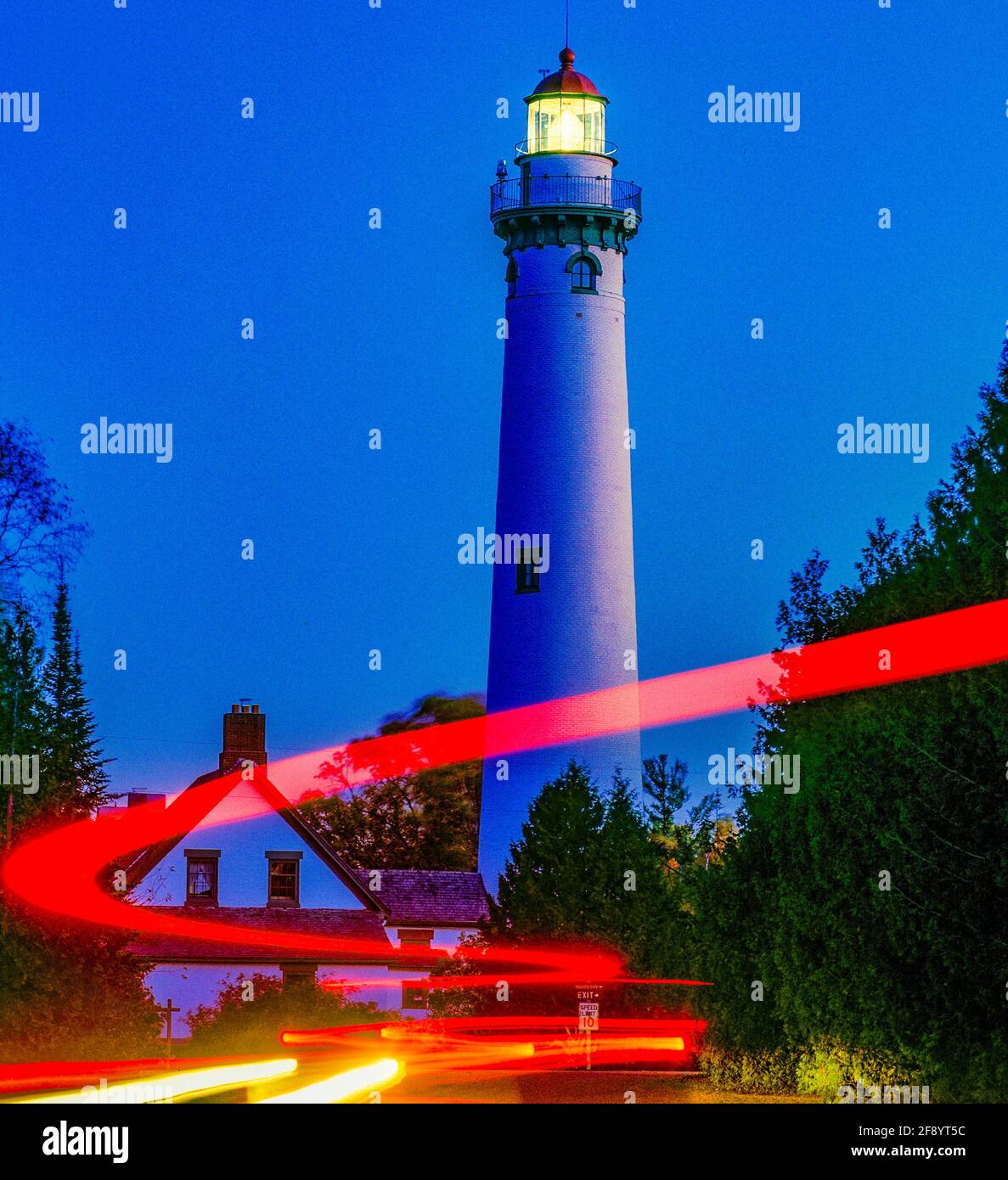 Presque isle lighthouse hi-res stock photography and images - Alamy